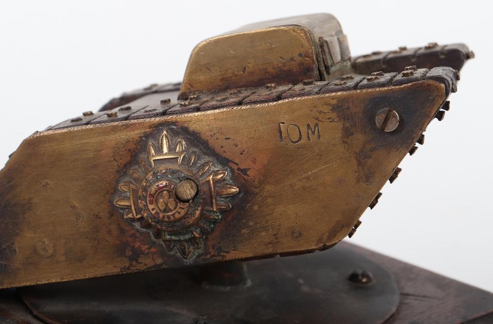 WW1 British Tank Corps Desk Piece