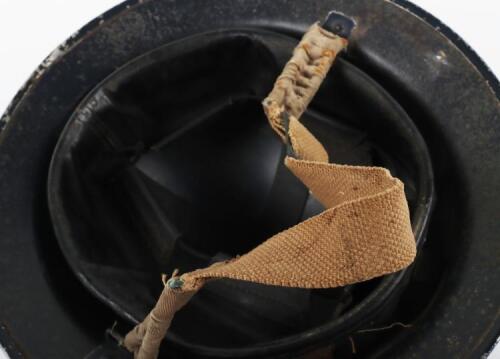 WW2 British Special Constabulary / Police Commanders Steel Helmet