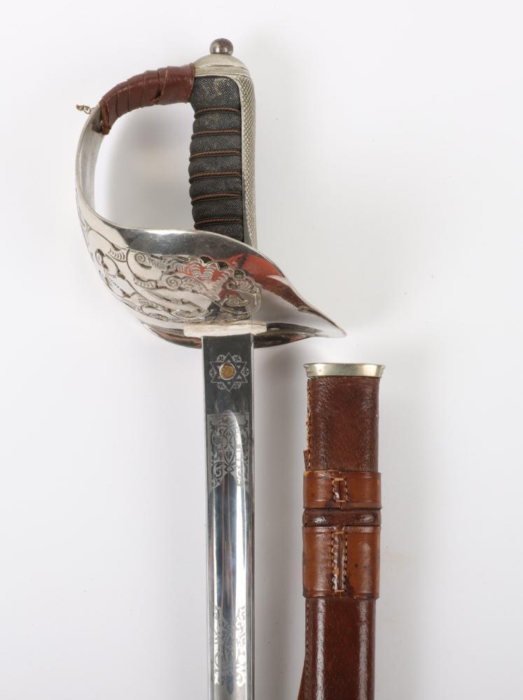 George VI British Infantry Officers Sword Attributed to Lieutenant ...