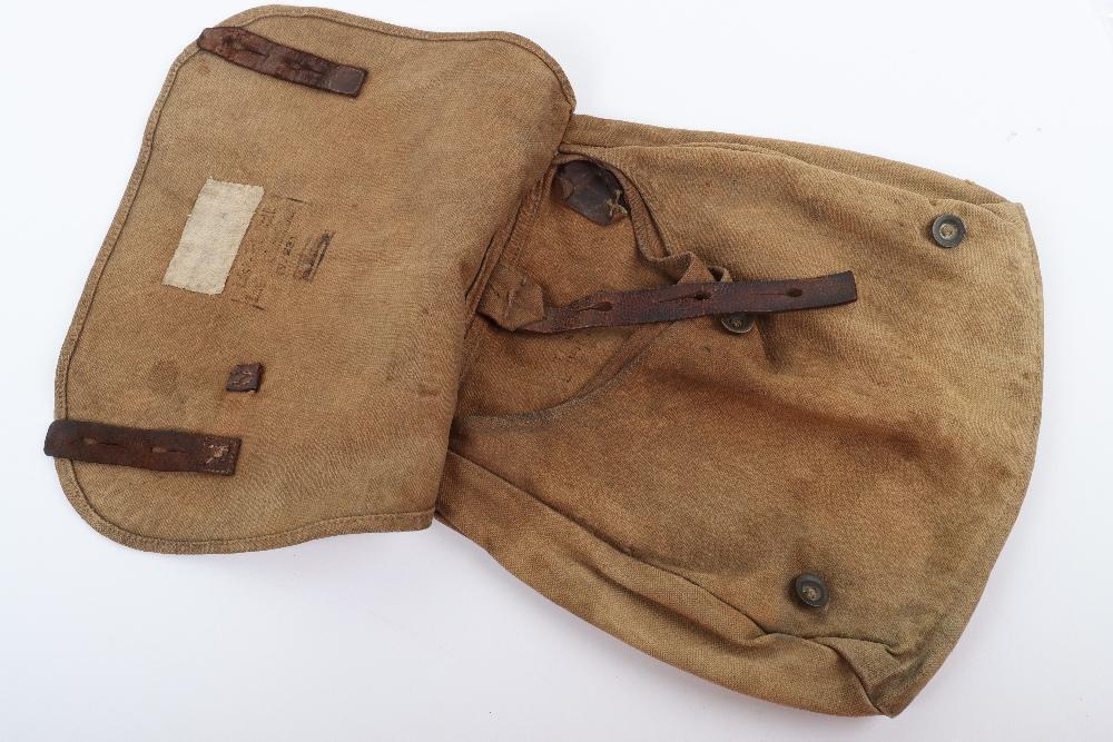 WW1 German Landsturm Infantry Battalion Marked Enlisted Ranks Bread Bag
