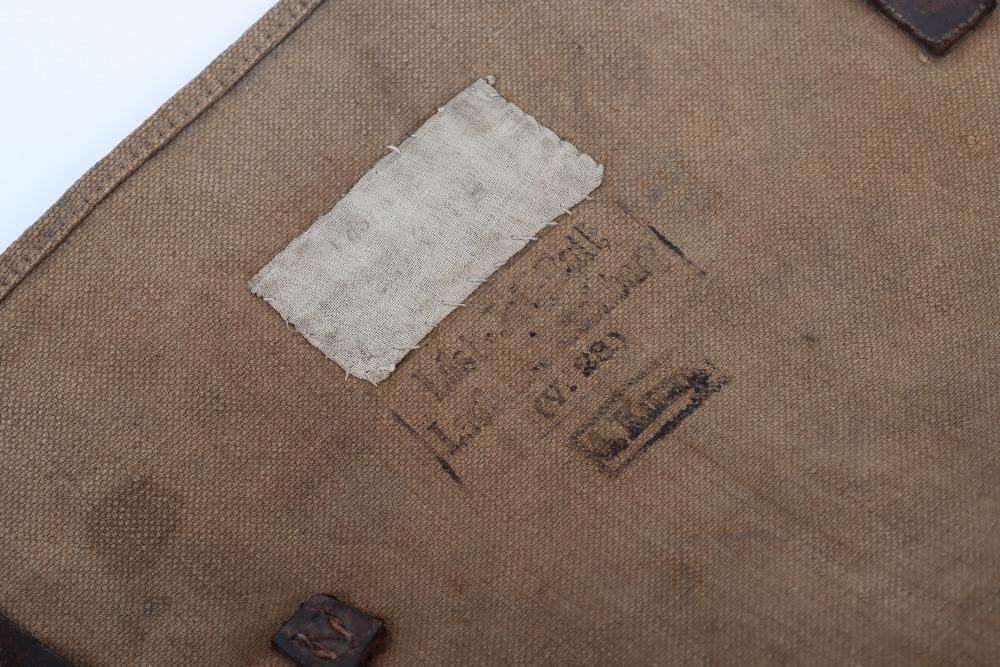 WW1 German Landsturm Infantry Battalion Marked Enlisted Ranks Bread Bag