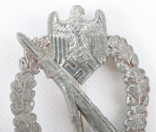 WW2 German Army / Waffen-SS Infantry Assault Badge in Silver