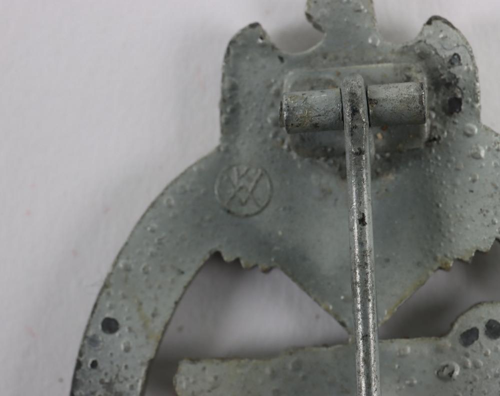 WW2 German Army / Waffen-SS Panzer Assault Badge in Silver by Karl ...