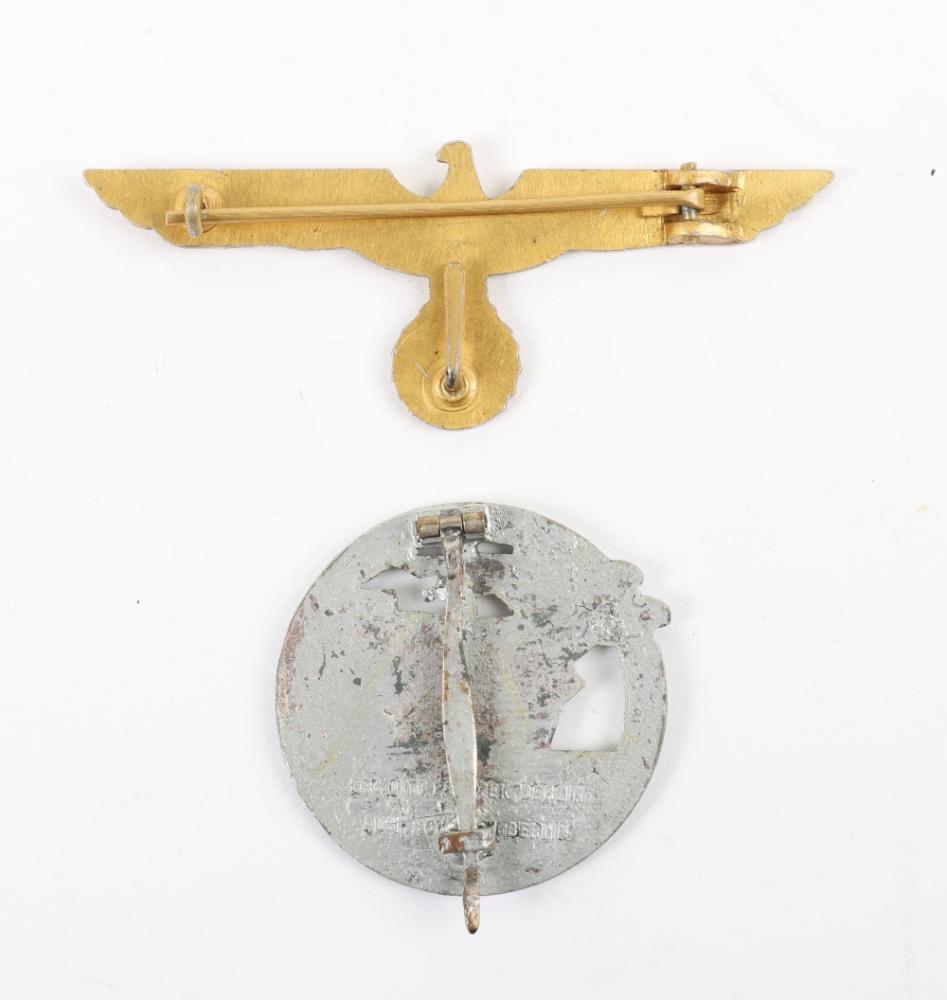WW2 German Kriegsmarine Blockade Breakers Award Badge by Schwerin Berlin
