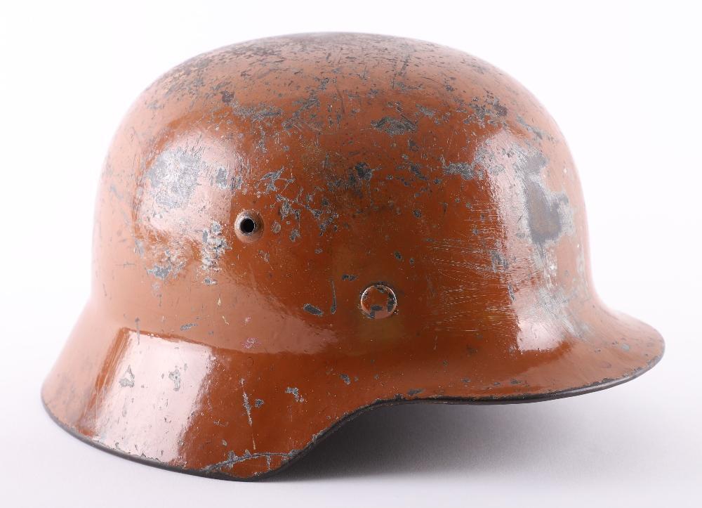 WW2 German Luftwaffe M-35 Steel Combat Helmet with Italian / Southern ...