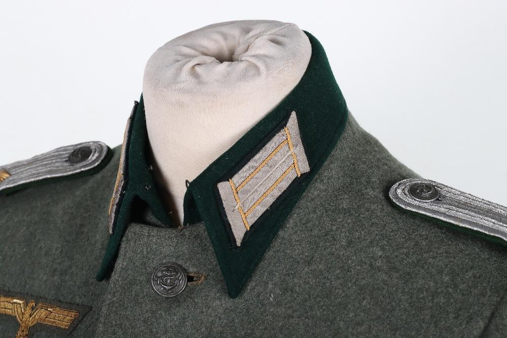 Scarce WW2 German Kriegsmarine Coastal Artillery Officers Combat Tunic