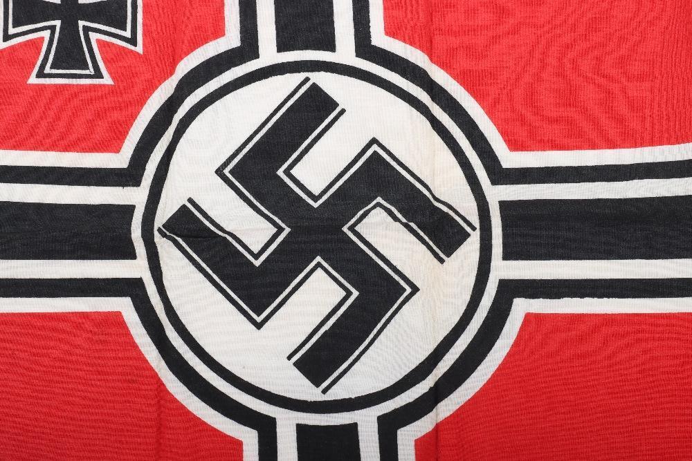 Unusual Japanese Made WW2 German Battle Flag (Reichskriegflagge)