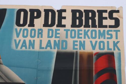 Rare Dutch Fascist Party N.S.B Poster