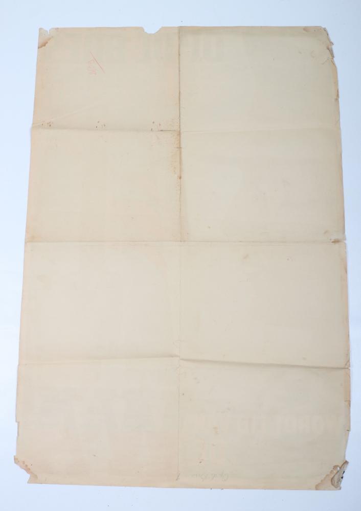 Rare Dutch Fascist Party N.S.B Poster
