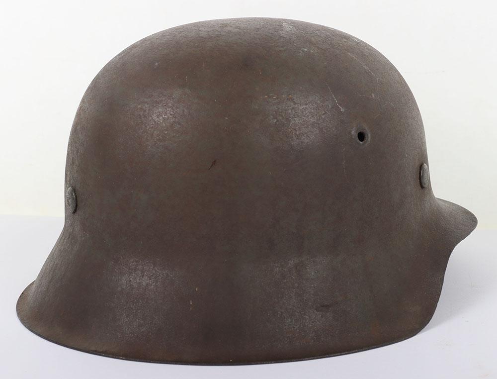 WW2 German M42 TENO Single Decal Helmet: