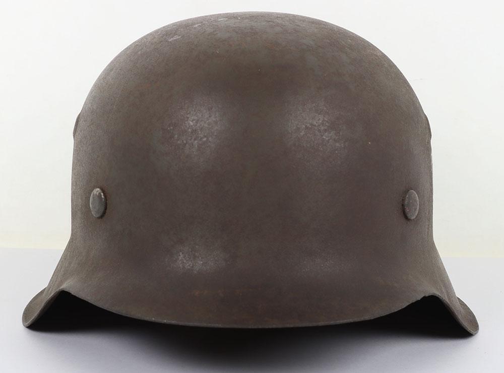 WW2 German M42 TENO Single Decal Helmet: