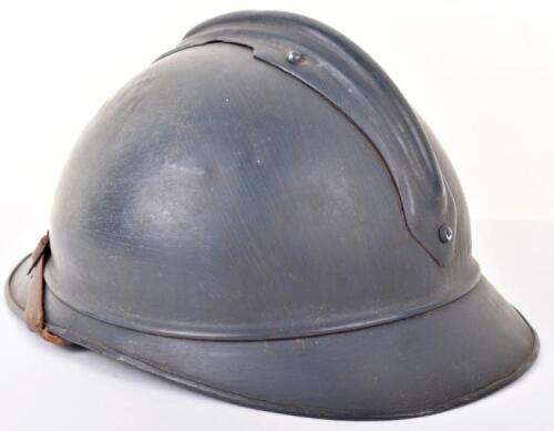 WW1 French Colonial Engineers Adrian Pattern Steel Combat Helmet