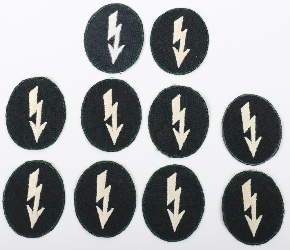 10x Original WW2 German Army Infantry Section Signals Trade Blitz Arm ...