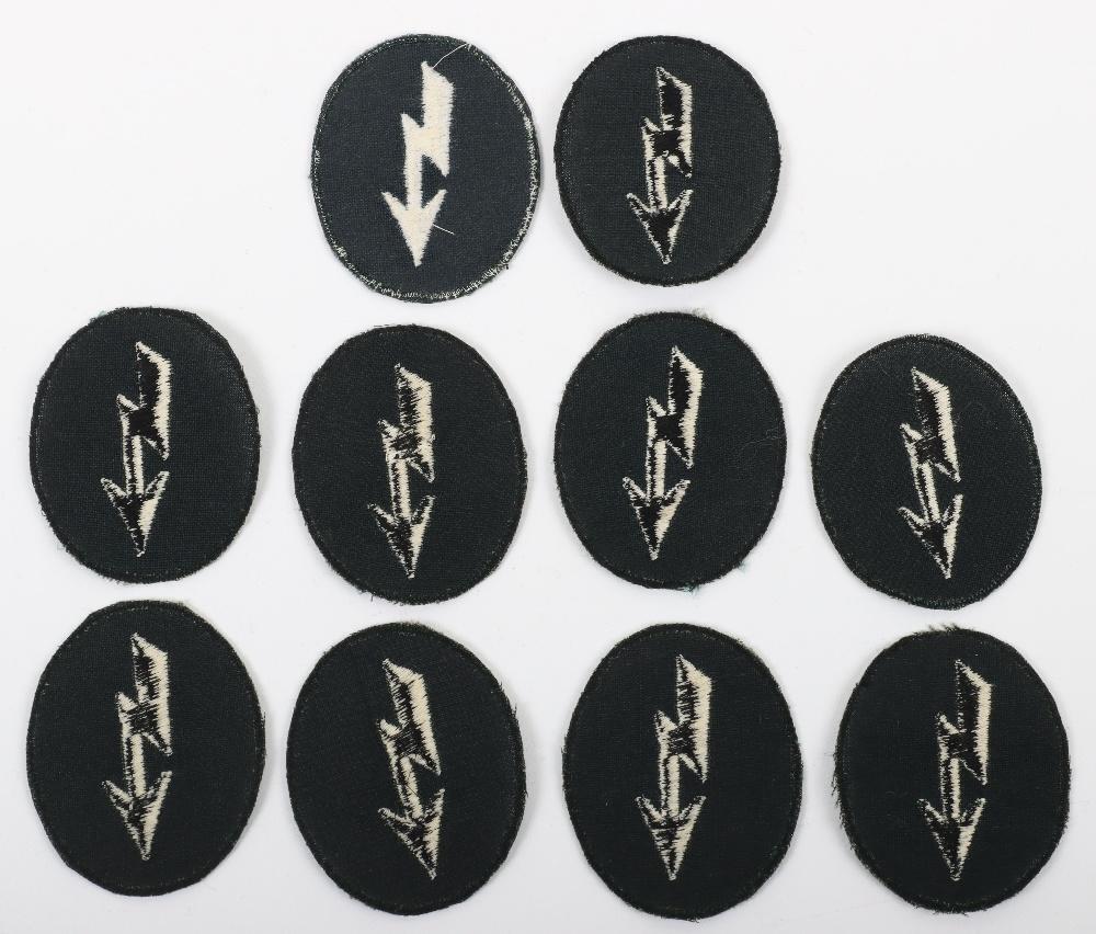 10x Original WW2 German Army Infantry Section Signals Trade Blitz Arm ...