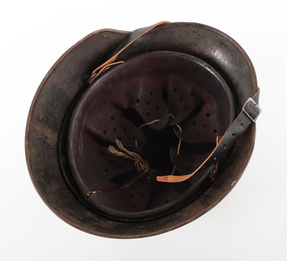 WW2 German SS double Decal Camo Helmet