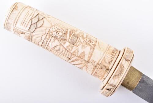 19th Century Japanese Bone Tanto