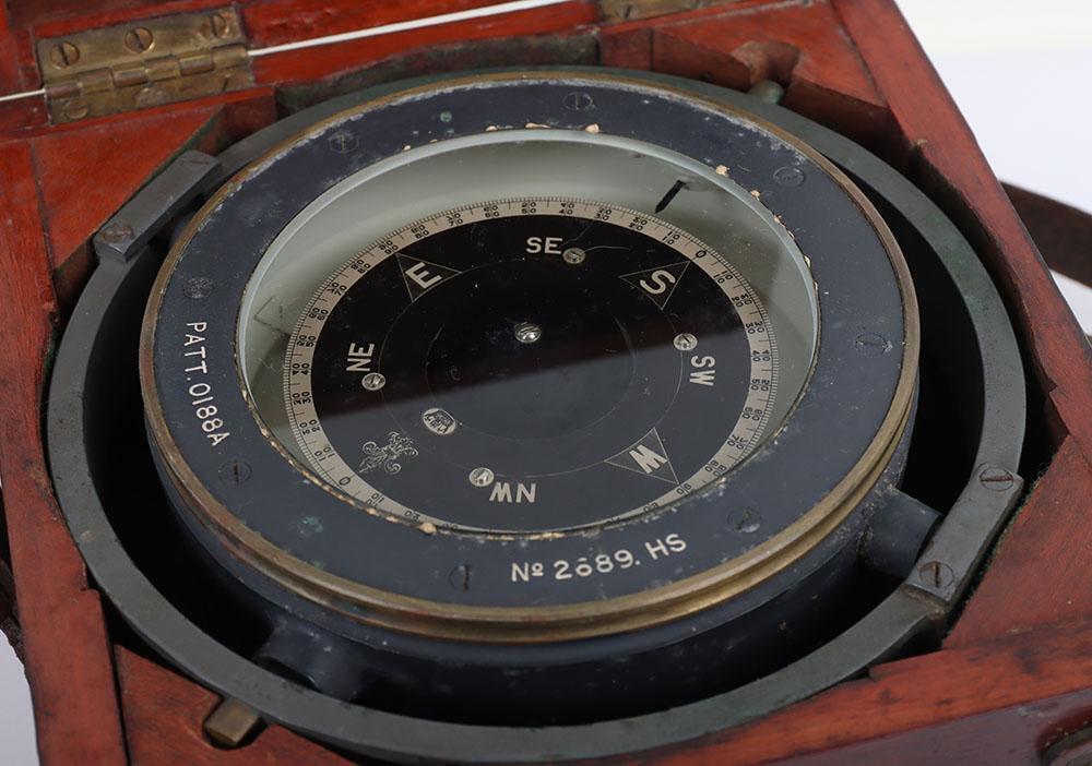 A Royal Navy Gimbal compass No. 2689.HS Patt 0188A