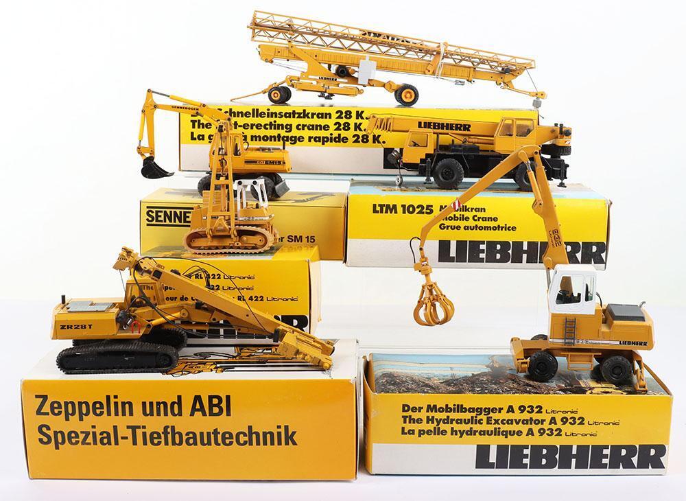 Six Conrad (W-Germany) Construction Boxed Models