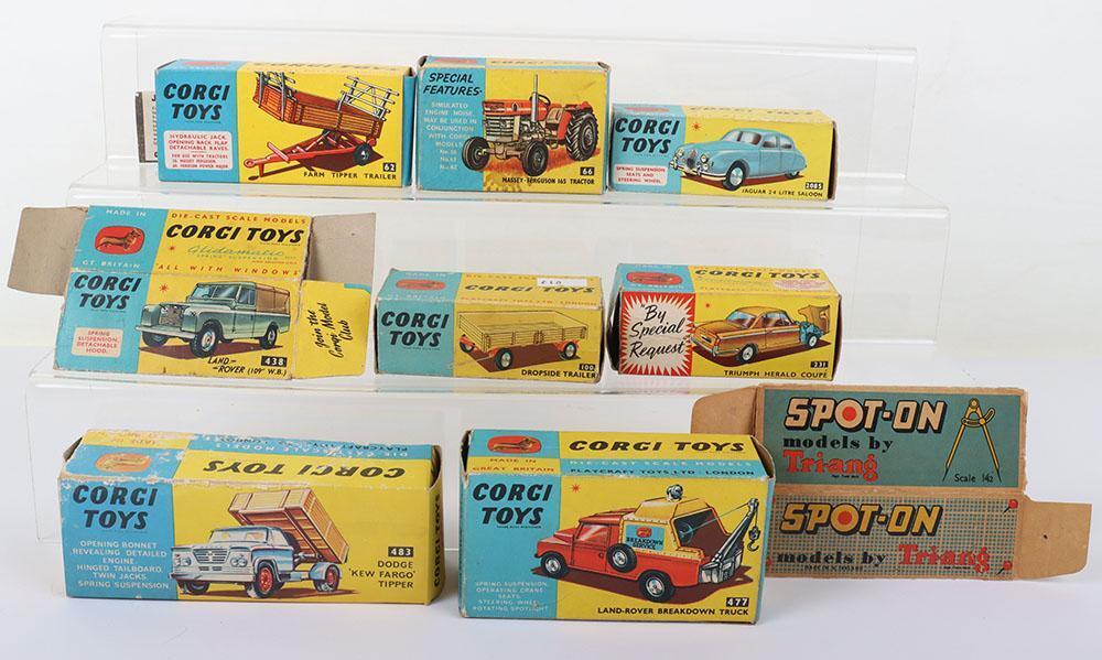 Eight Original Corgi Toys Empty Boxes