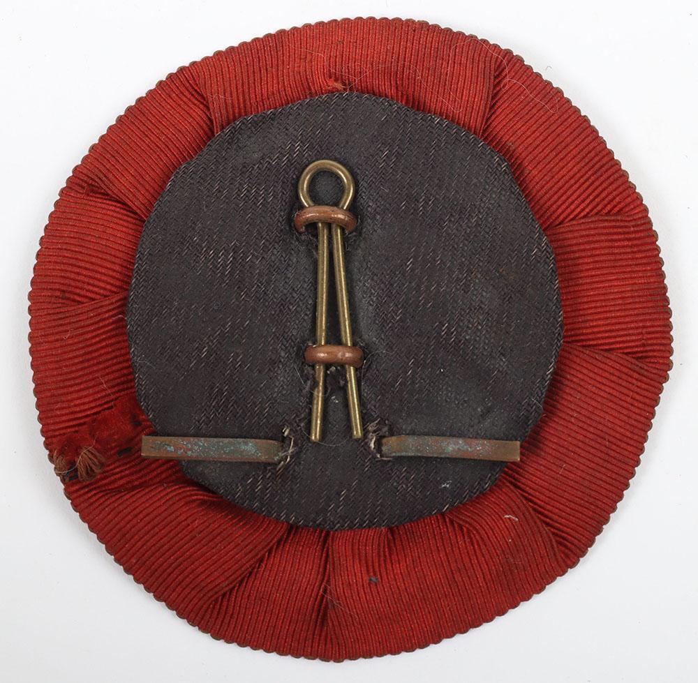 Boer War Imperial Yeomanry Slouch Hat Rosette Badge