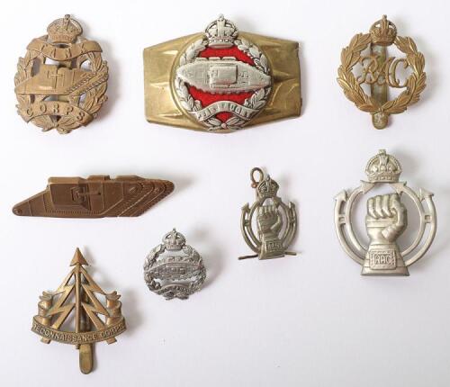 Grouping of Tank Corps, Royal Tank Regiment, Royal Armoured Corps and ...