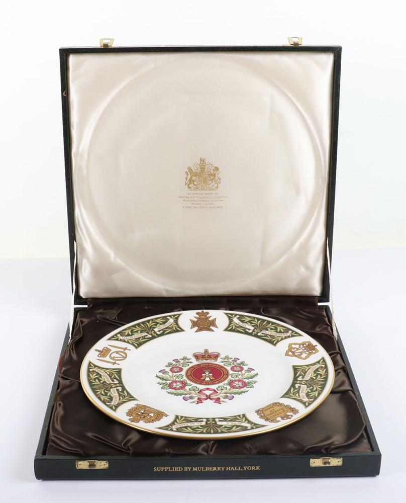 The Spode/Mulberry Hall Regimental Plate Alexandra, Princess of Wales's ...