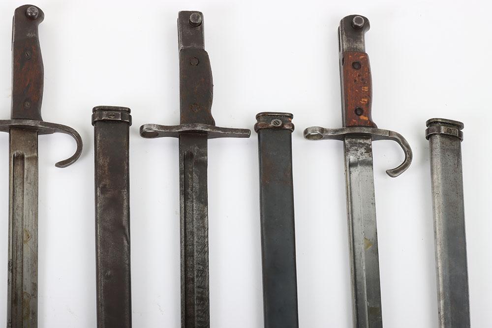 5x Japanese Type 30 Arisaka Bayonets