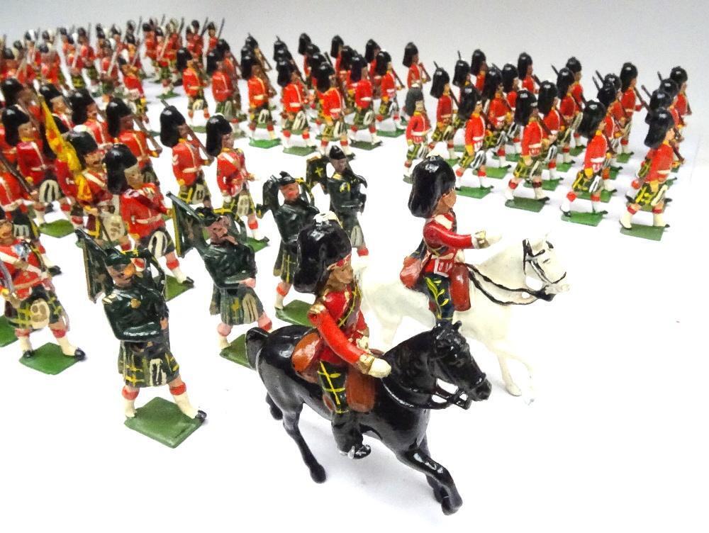 Britains repainted Gordon Highlanders marching