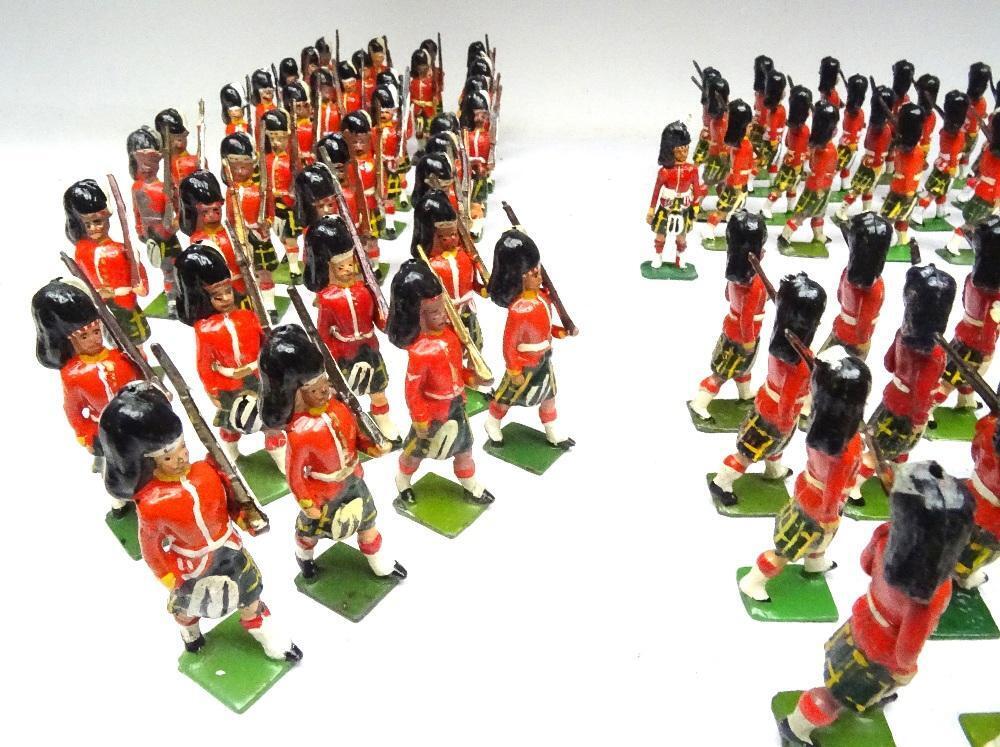 Britains repainted Gordon Highlanders marching