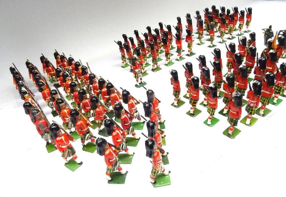 Britains repainted Gordon Highlanders marching