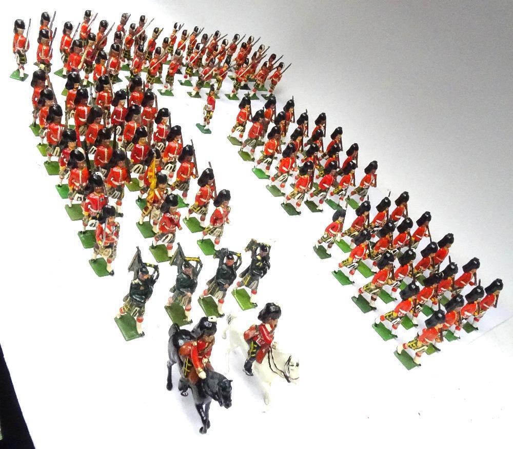 Britains repainted Gordon Highlanders marching