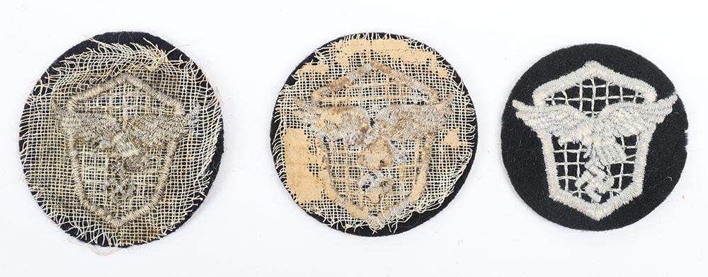 3x Hermann Goring Panzer Division Luftwaffe Drivers Badges