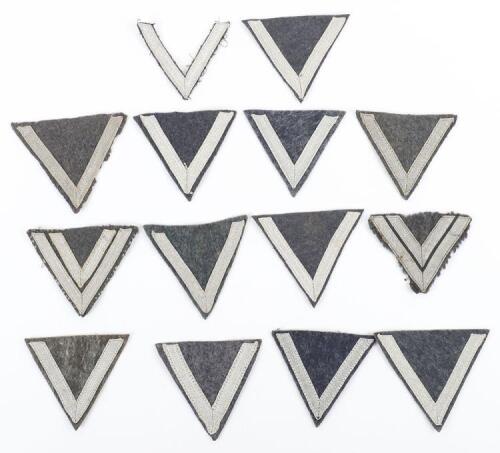 14x WW2 German Luftwaffe Rank Chevrons
