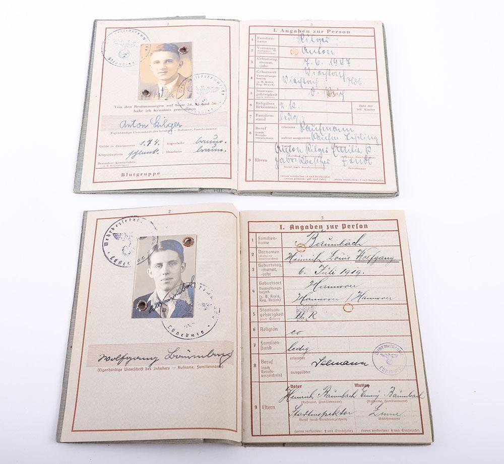 WW2 German Kriegsmarine Issue Wehrpass