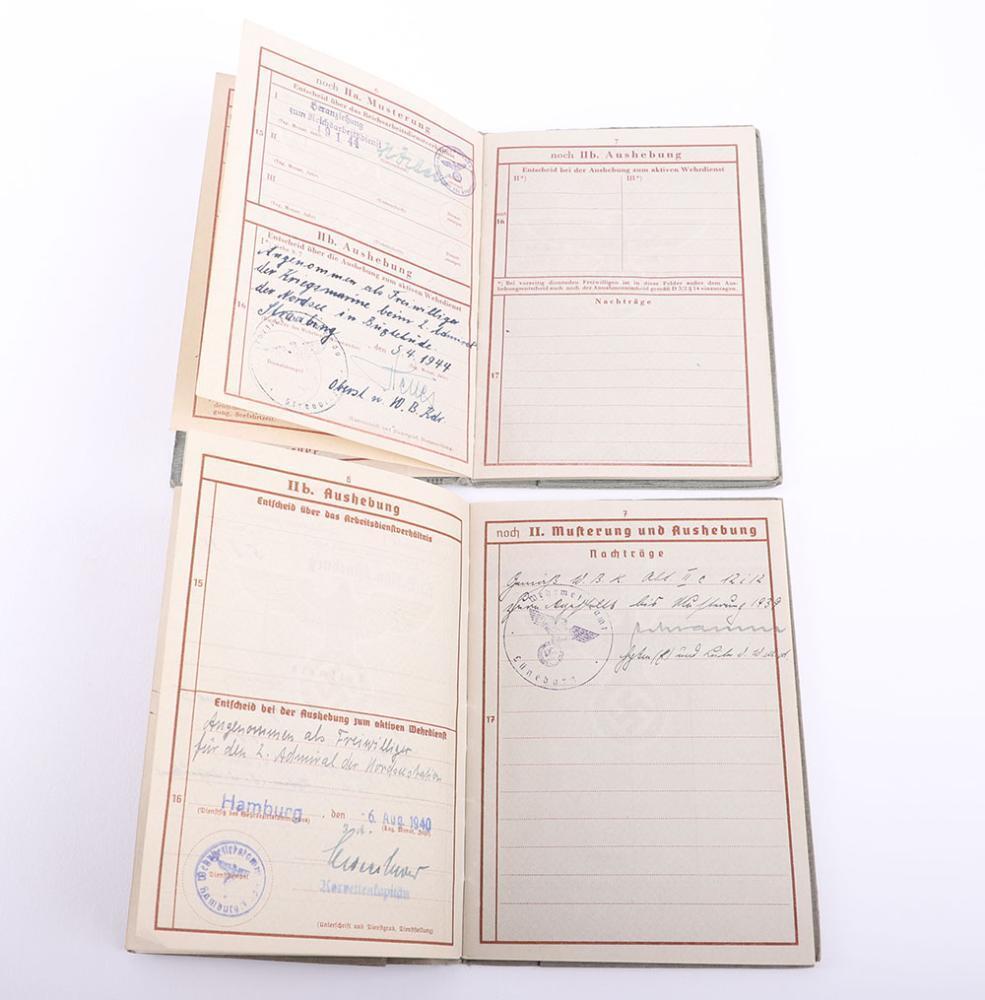 WW2 German Kriegsmarine Issue Wehrpass