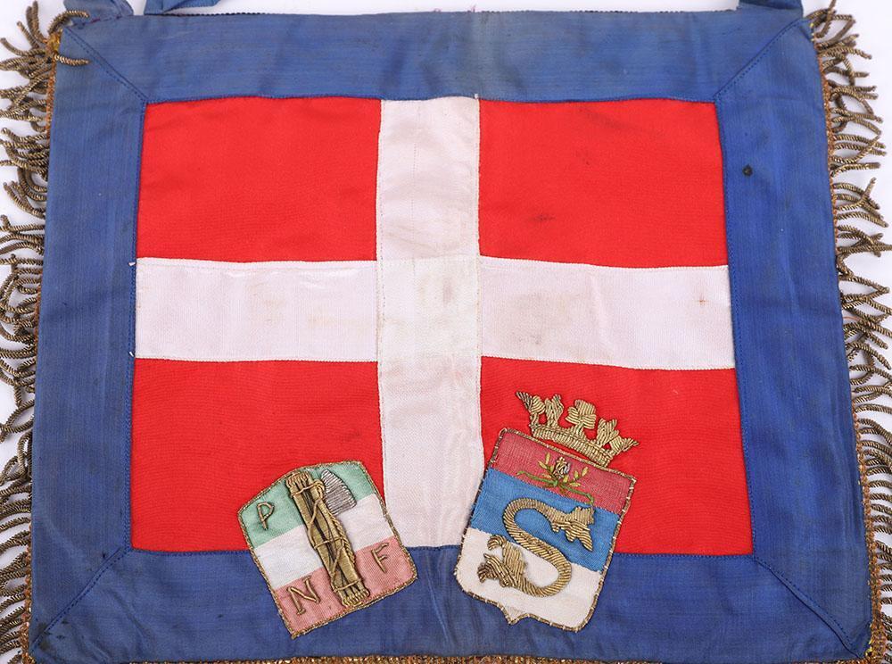 WW2 Italian Fascist 121st Artillery Regiment Banner