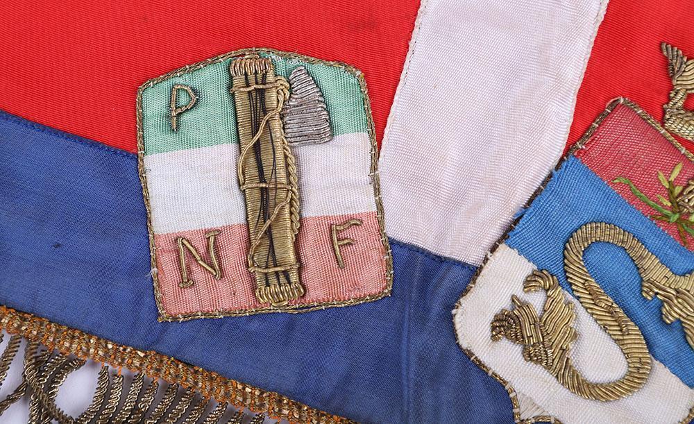 WW2 Italian Fascist 121st Artillery Regiment Banner