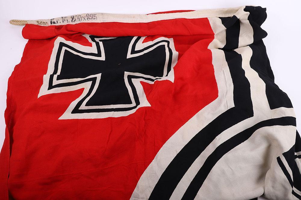 Nazi Battle Flag Lot 207 A German WW2 Third Reich Battle Flag