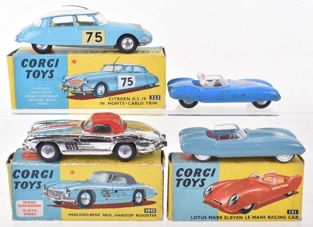 Four Corgi Toys Models