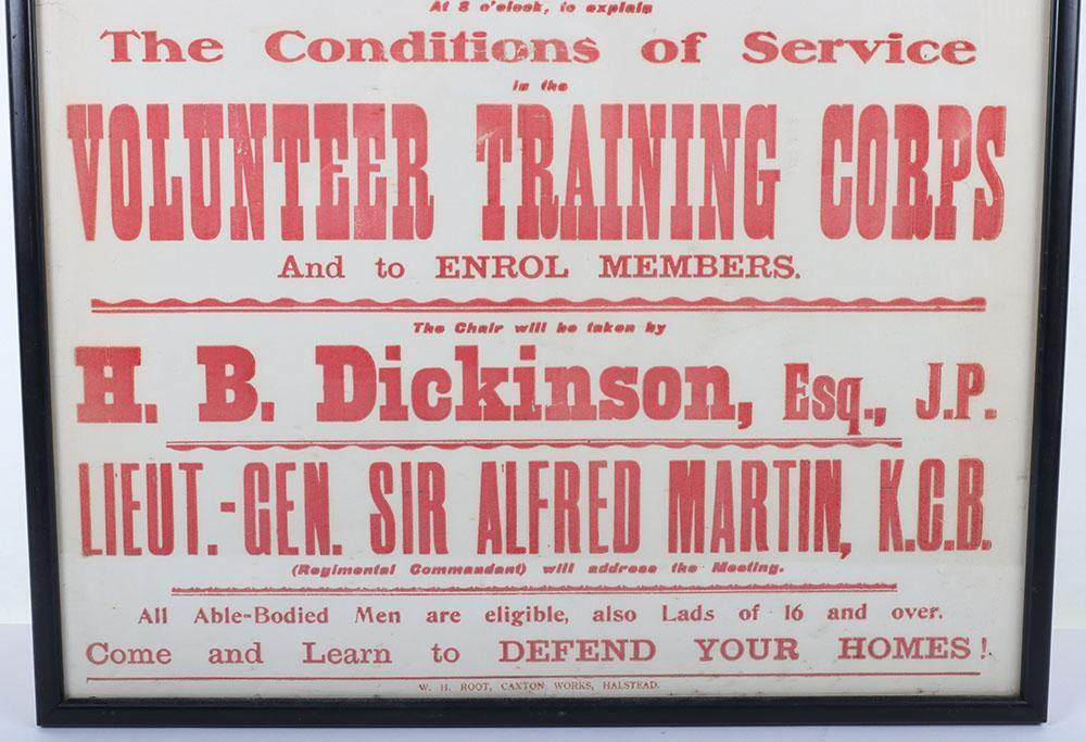 Recruiting poster 'Calling for Public meeting' June 23, 1915 Town Hall ...