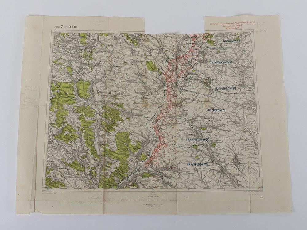 Trench Maps World War One.