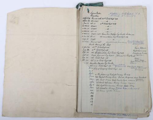 Captain Henry B Rees Royal Artillery, WWII Excellent handwritten ...