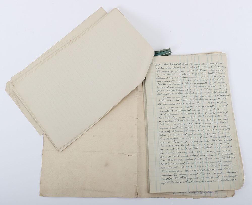 Captain Henry B Rees Royal Artillery, WWII Excellent handwritten ...