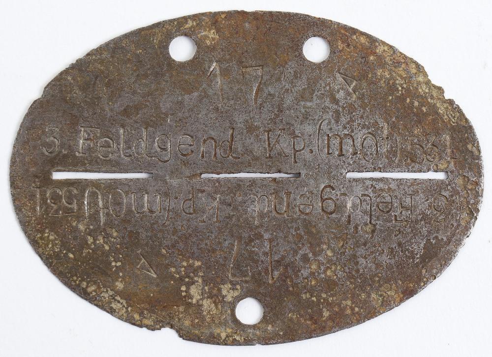 WW2 German Identity Disc