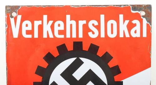 WW2 German NSDAP and DAF Enamel Signs