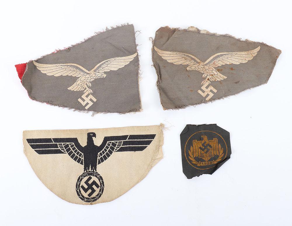 WW2 German Luftwaffe Car Pennant and Badges
