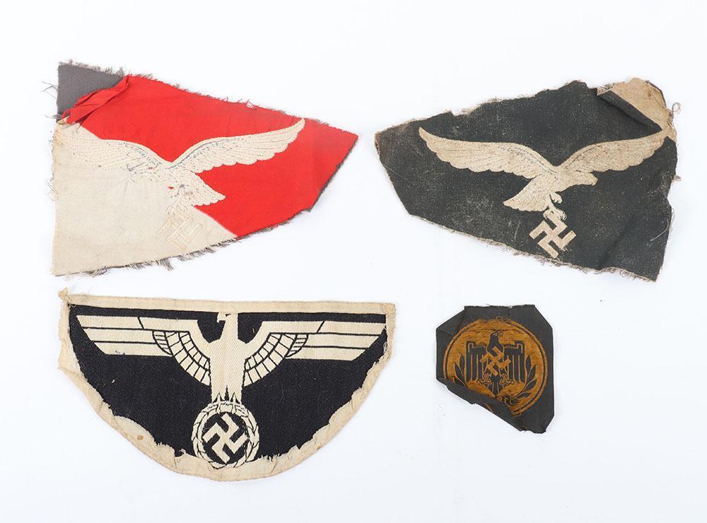 WW2 German Luftwaffe Car Pennant and Badges