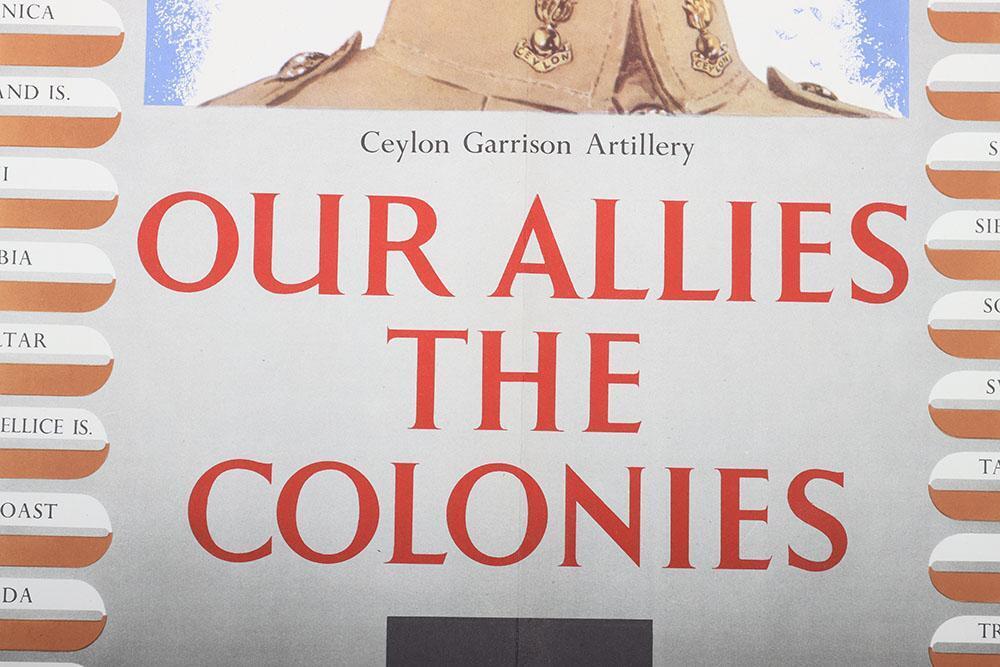 Royal Artillery Regimental Poster, ‘The British Colonial Empire – Our ...
