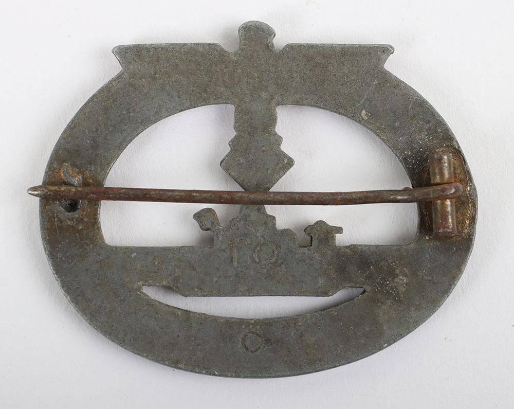 WW2 German Kriegsmarine U-Boat War Badge by Friedrich Orth, Wien
