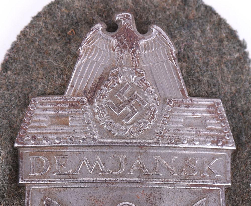 WW2 German Army / Waffen-SS Demjansk Campaign Shield
